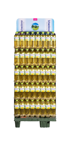 Grüner Apfel 0,75L PET Display - Schwollener Sprudel GmbH & Co KG