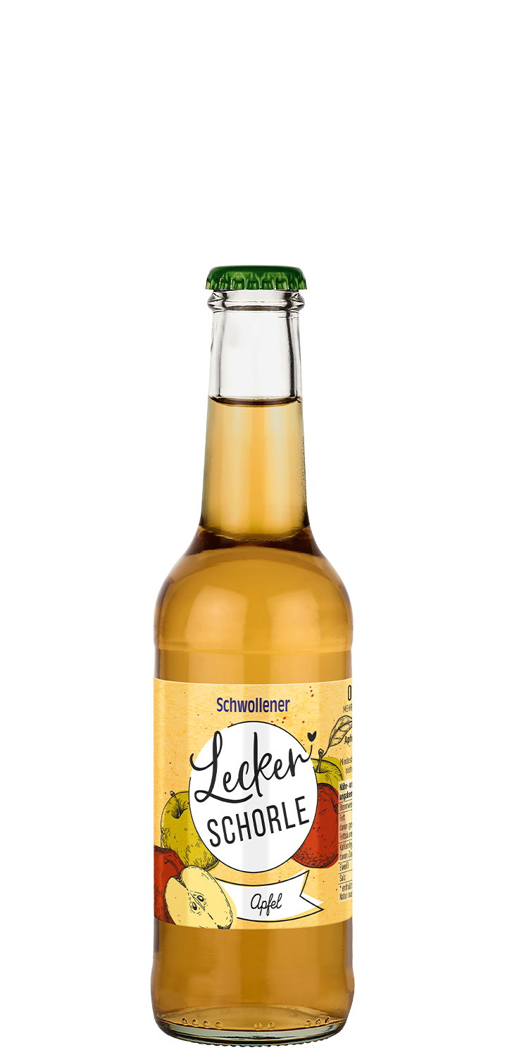 Apfel-Schorle 0,25L Glas - Schwollener Sprudel GmbH & Co KG