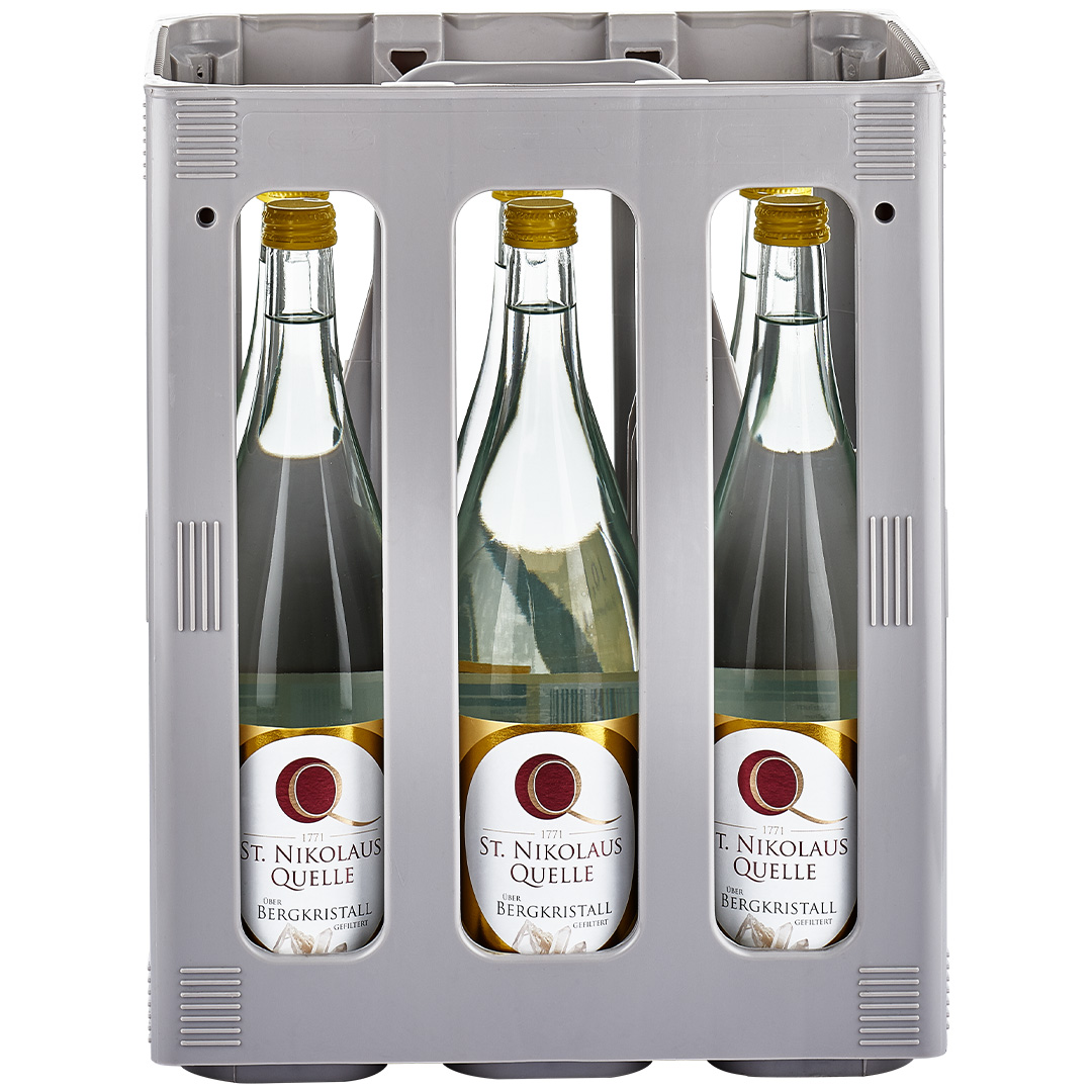 Bergkristall 1L Glas - Schwollener Sprudel GmbH & Co KG